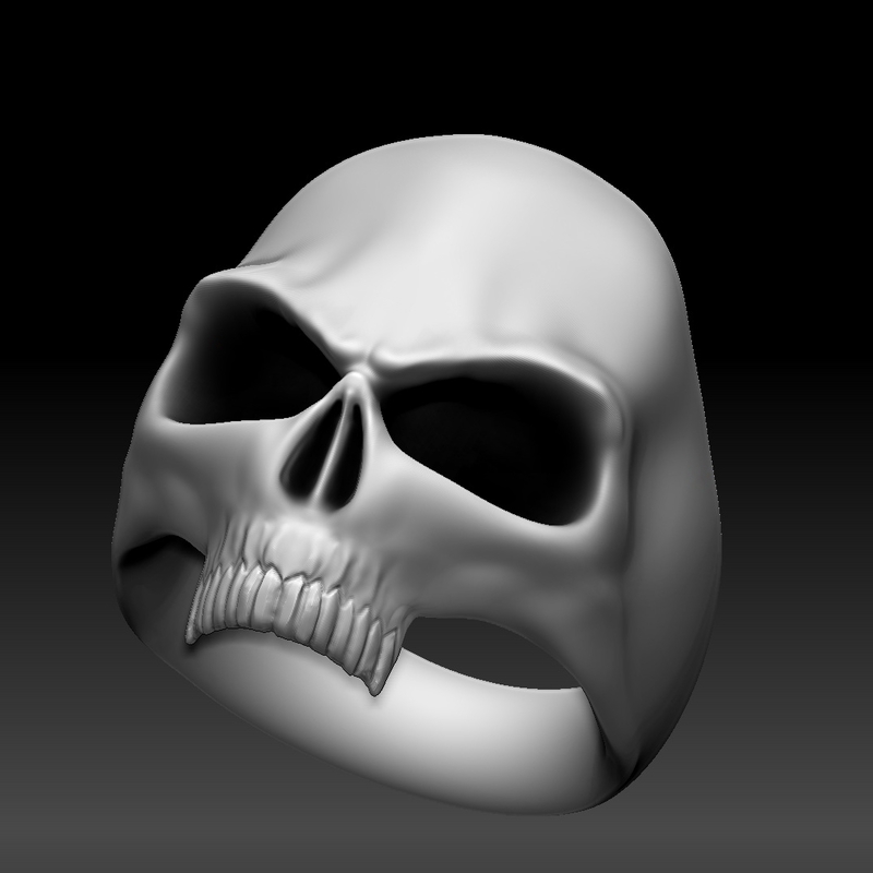 skull ring 3ds