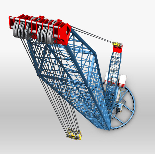 ringer crane construction 3d max