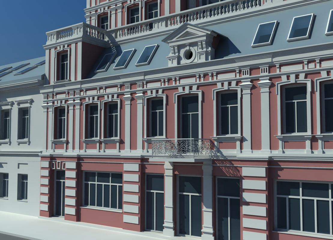 3d model historical building