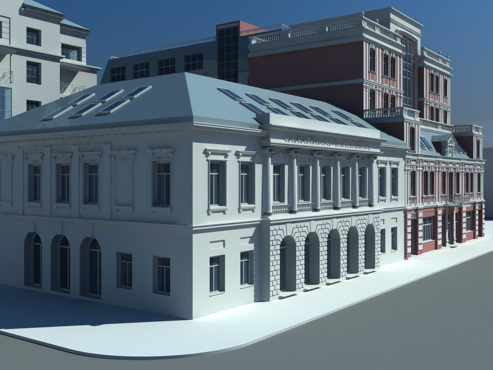 3d model historical building