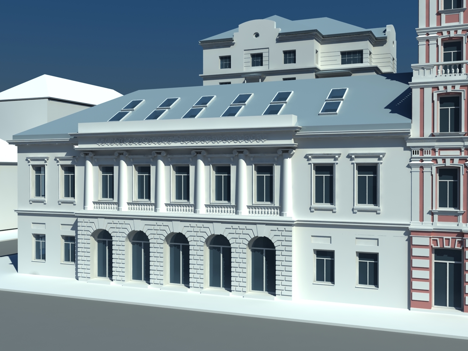 3d model historical building