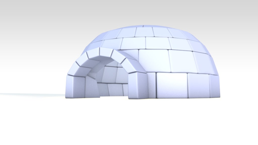 modelo 3d Iglú - TurboSquid 708516