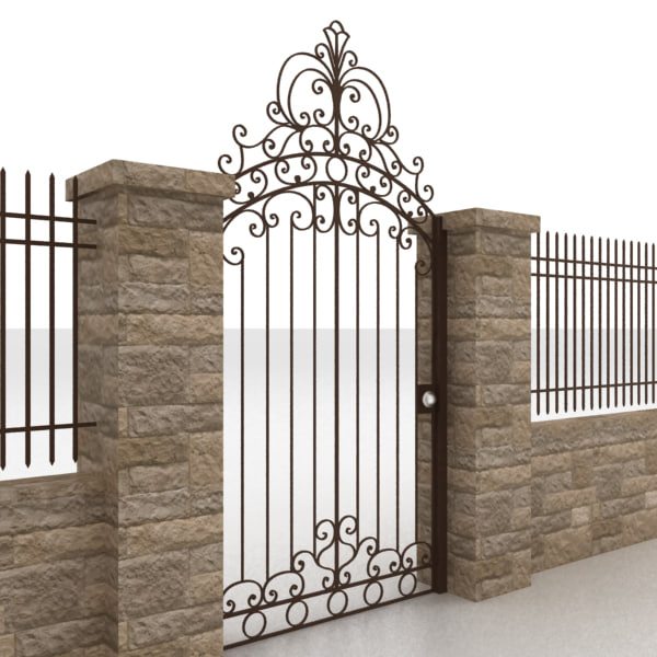 gate fence 3d 3ds