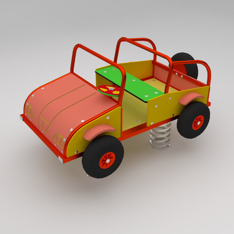 toy springtoy spring 3d obj