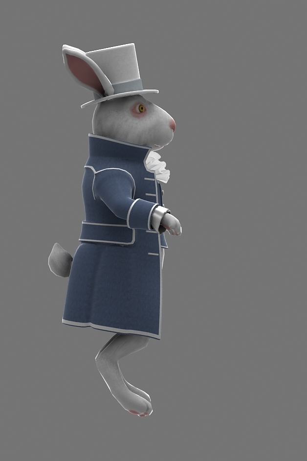 3d character march rabbit