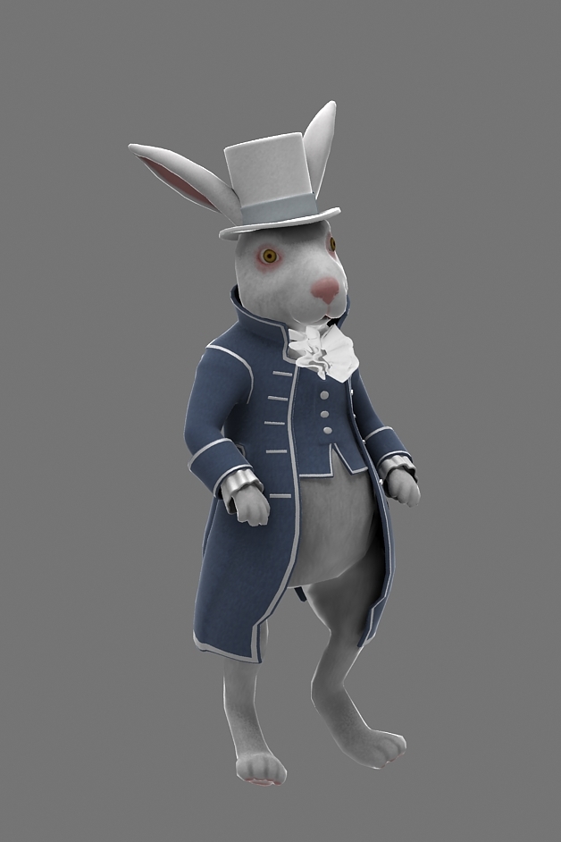 3d character march rabbit