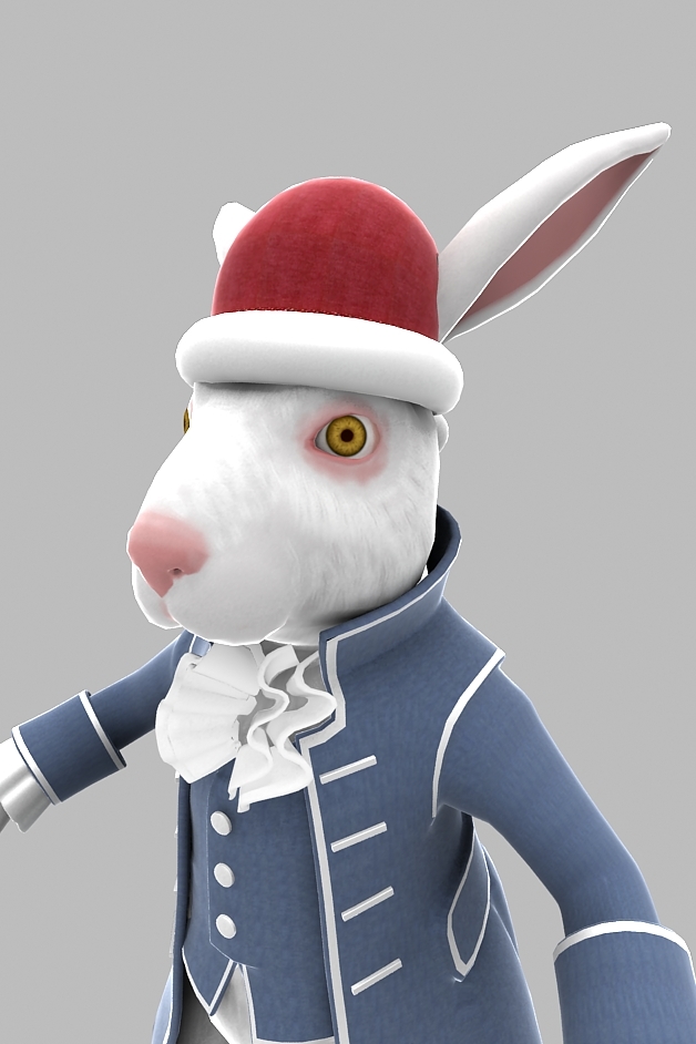 3d character march rabbit