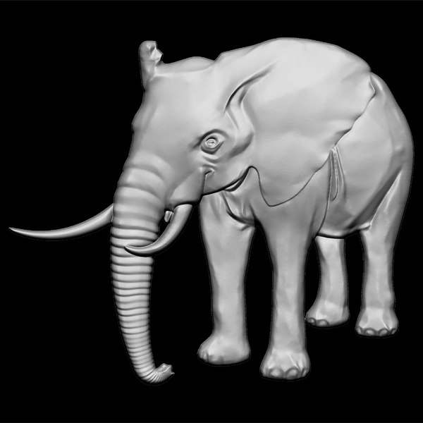 Elephant001BasRelief 3D 모델 - TurboSquid 708718