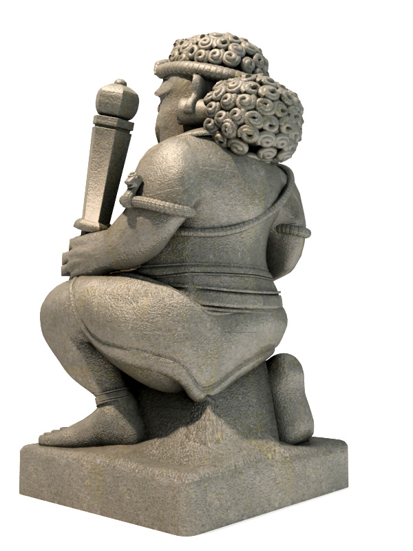 gupala statue 3d max