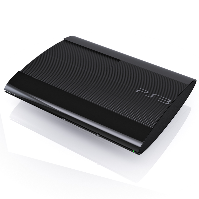 3d model sony playstation 3 super