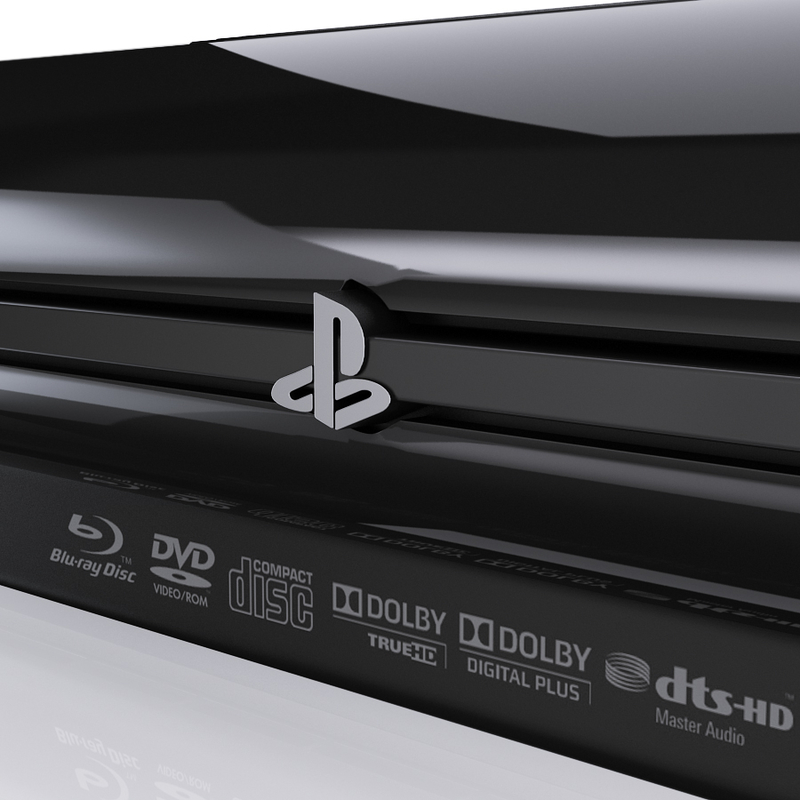 3d model sony playstation 3 super