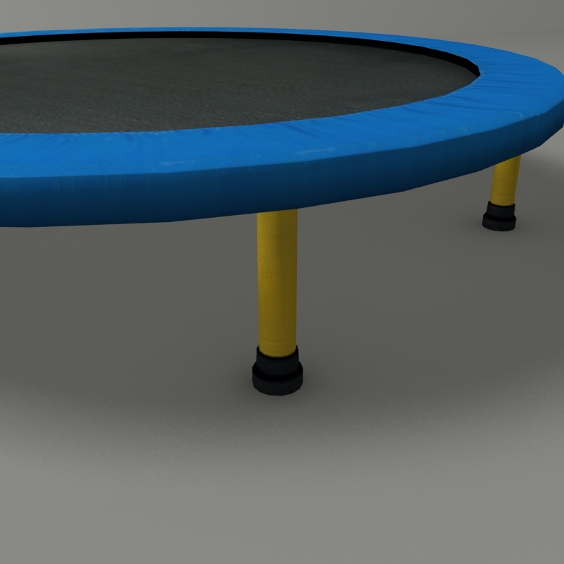 3d trampoline modeled