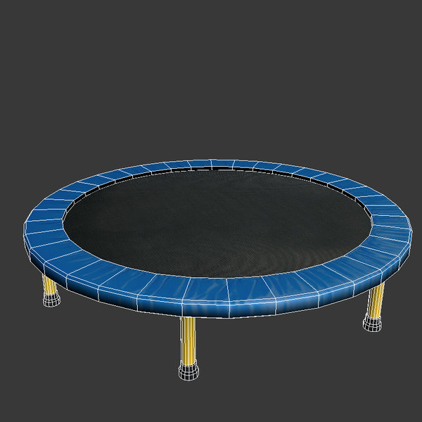 3d trampoline modeled