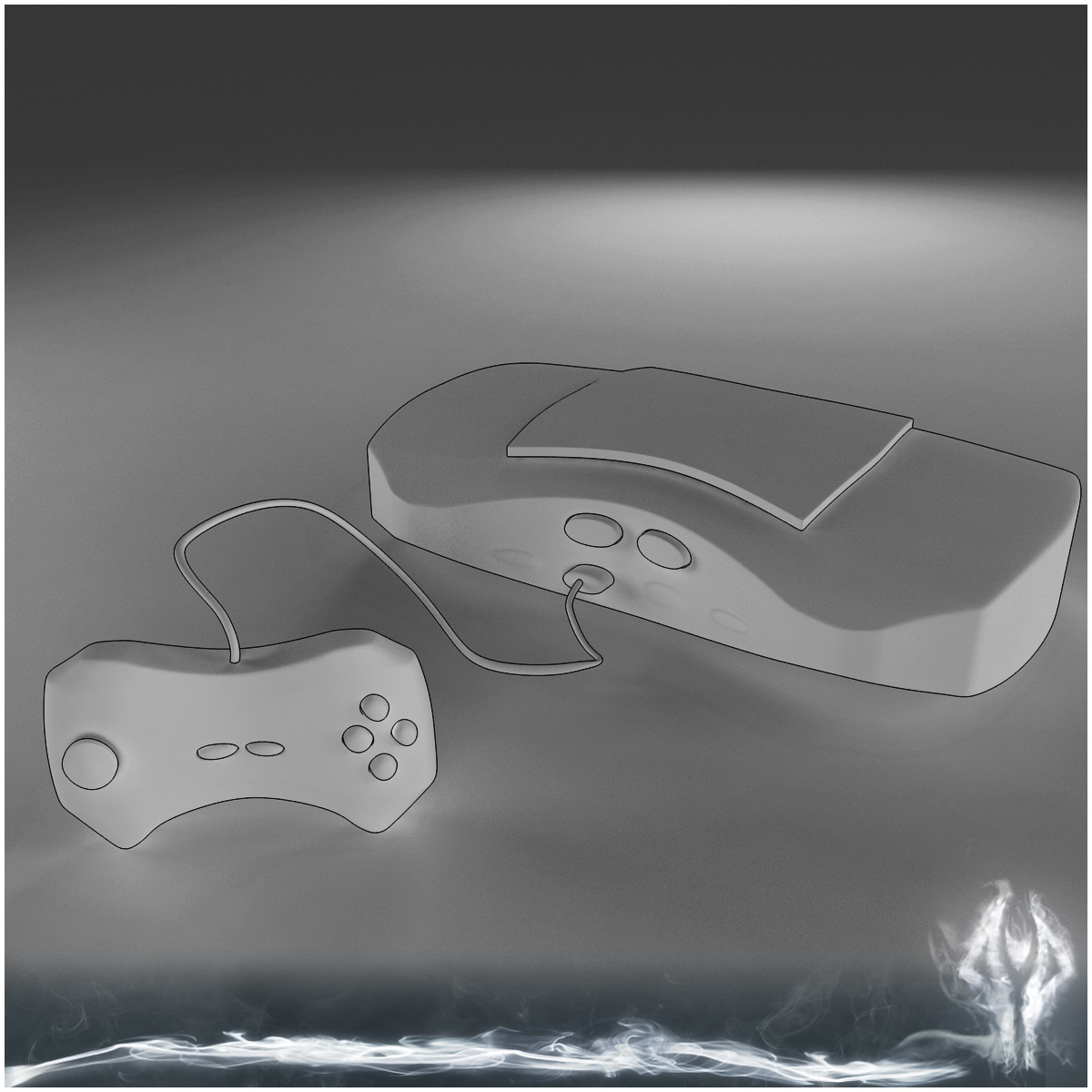 3d model pictogram objects