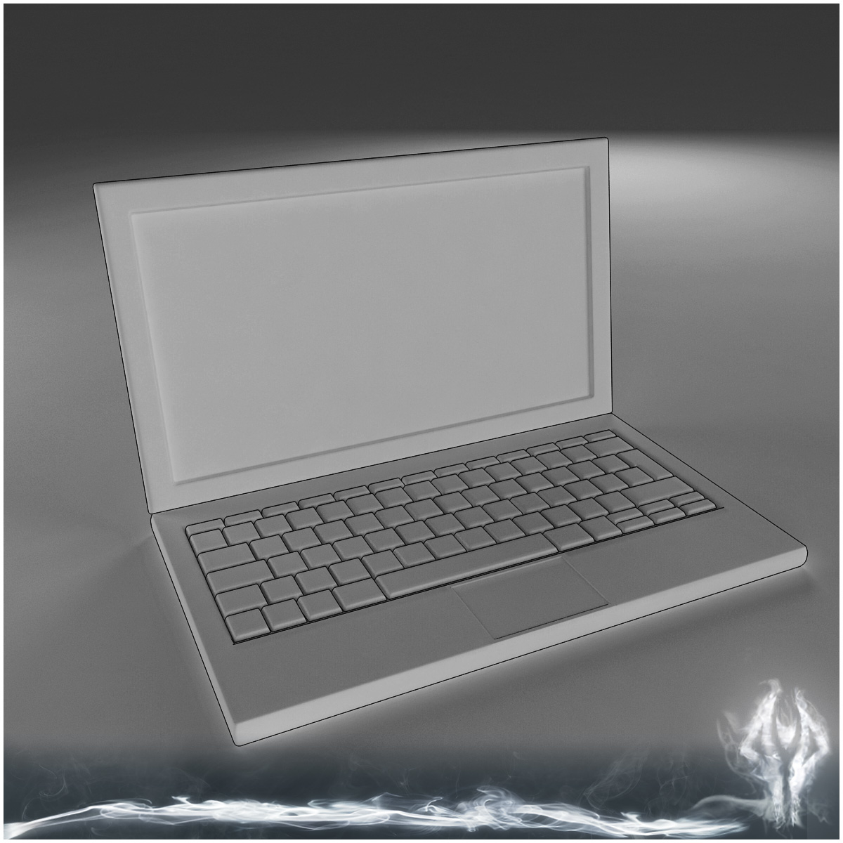 3d model pictogram objects