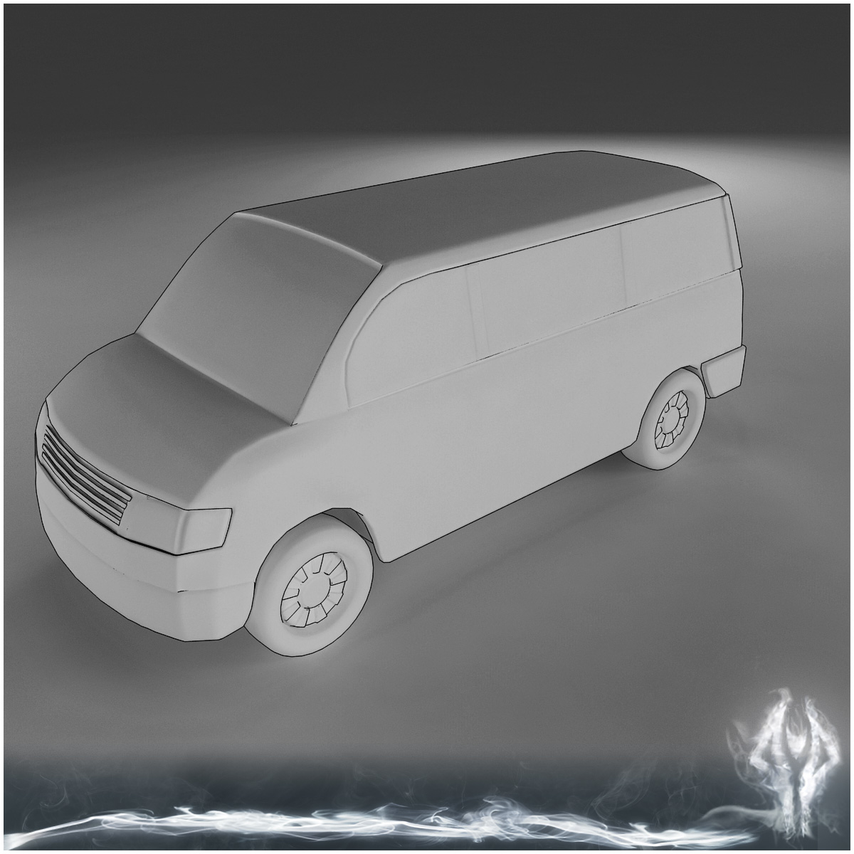 3d model pictogram objects