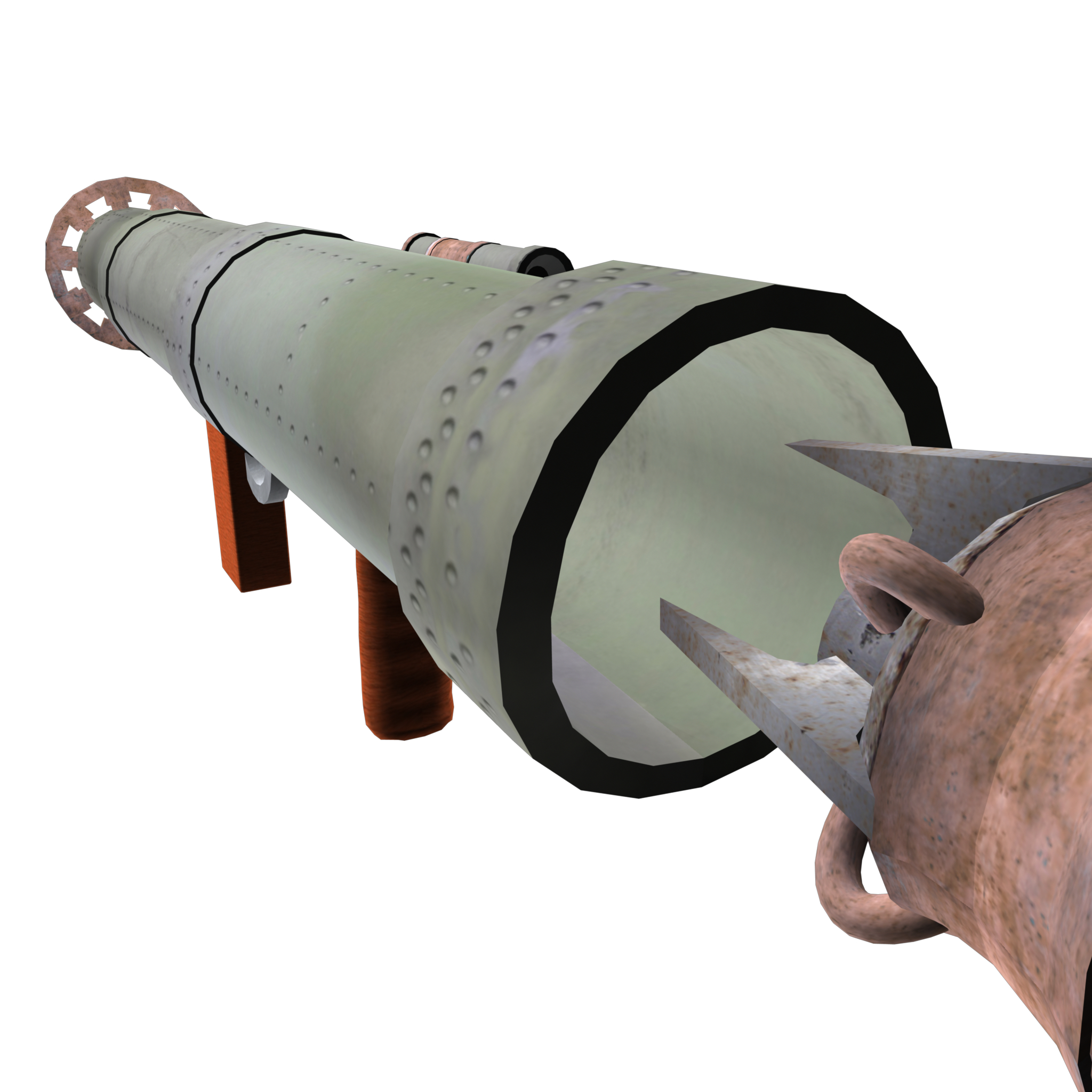 3d model steam rocket launcher ammo