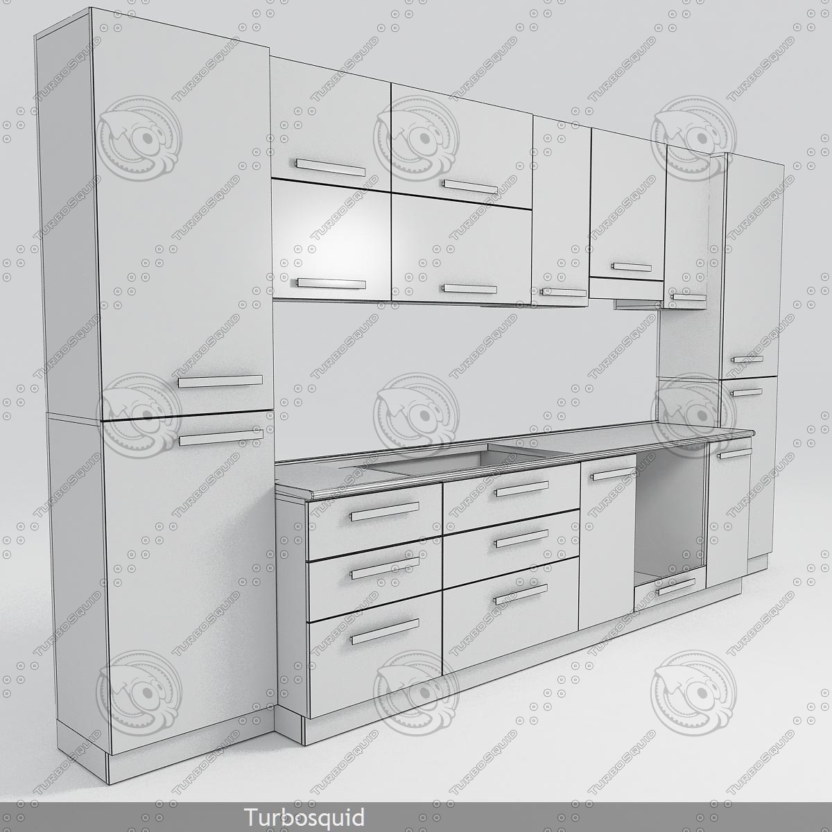 3ds max kitchen furnitures 08