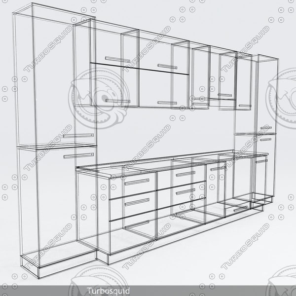 3ds max kitchen furnitures 08