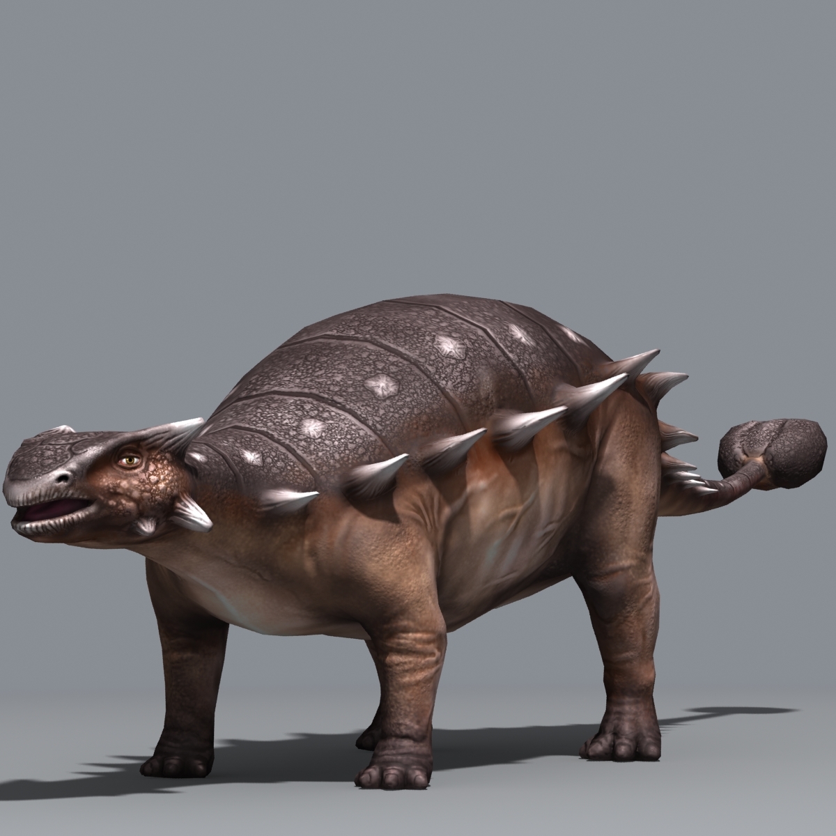 3d ankylosaurus cretaceous ankylosaurs dinosaur model