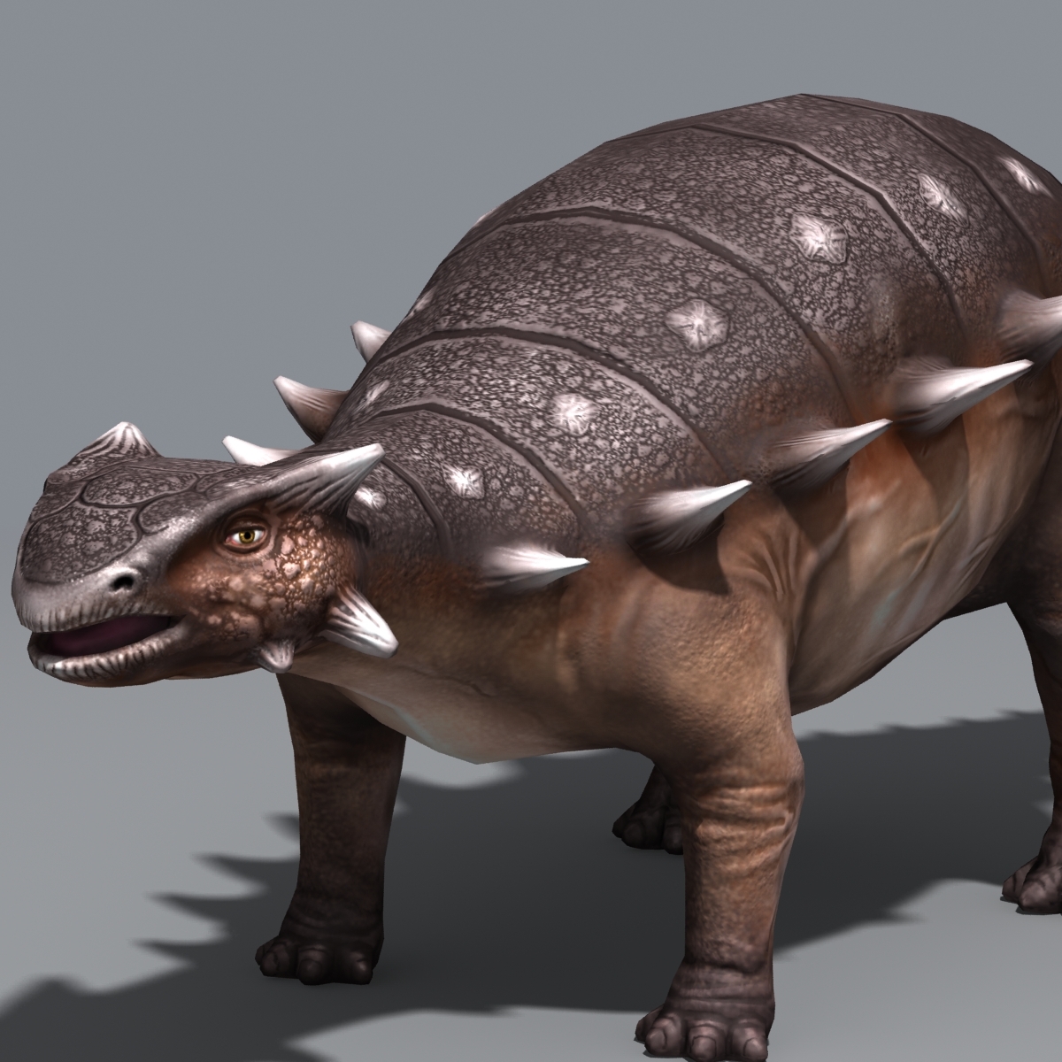 3d ankylosaurus cretaceous ankylosaurs dinosaur model