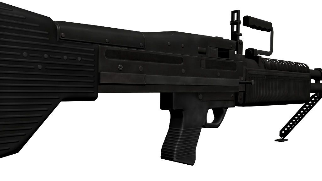 machine gun fbx