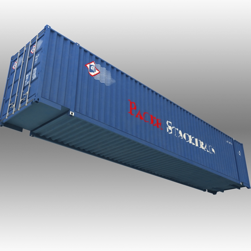 max 48 feet highcube container ship