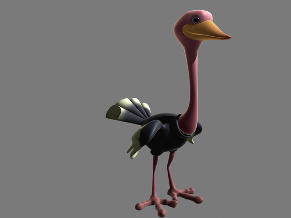 3d model animal rigged