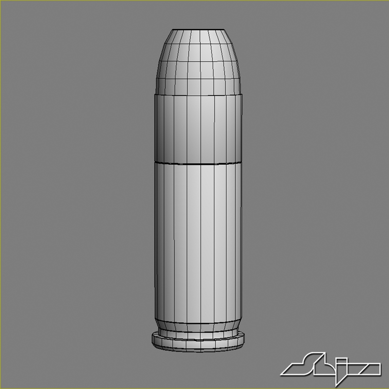 cartridge 0 50 mm 3d model