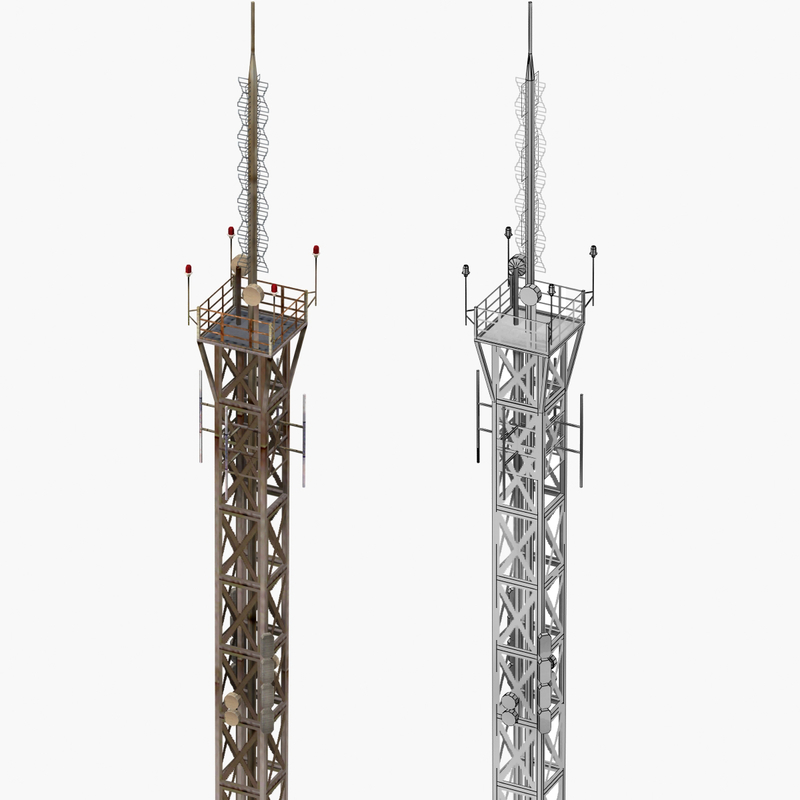 3d radio tower
