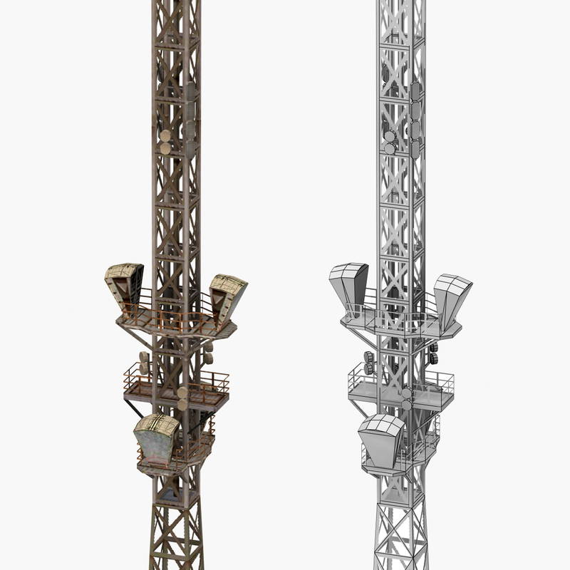 3d radio tower