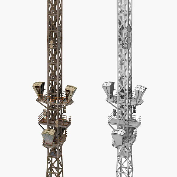 3d radio tower