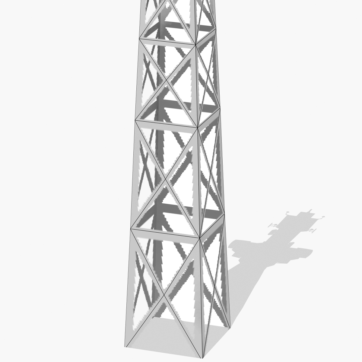 3d radio tower