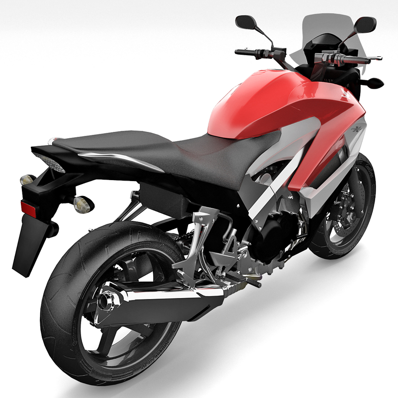 3d model honda crossrunner