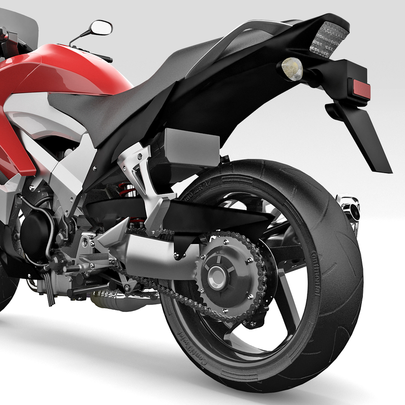 3d model honda crossrunner