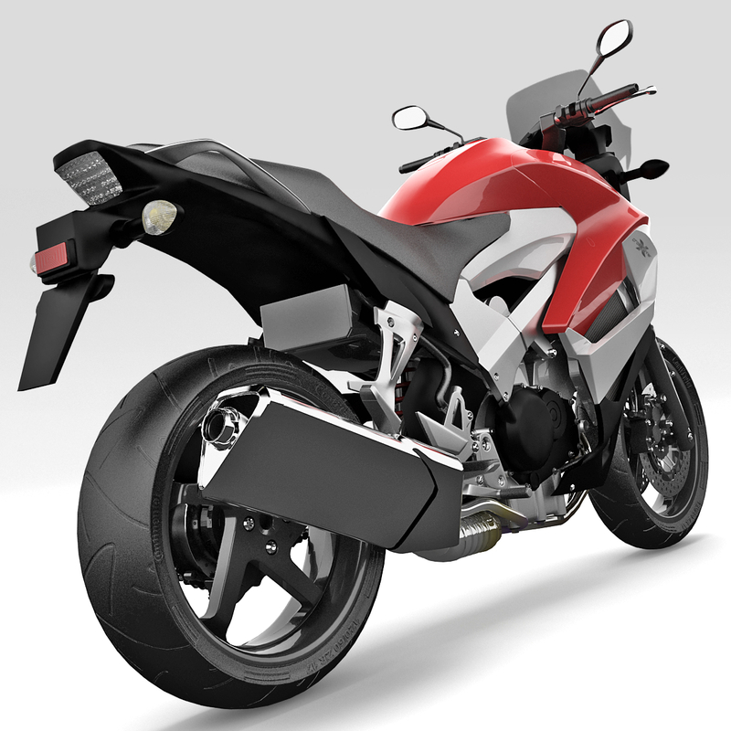 3d model honda crossrunner