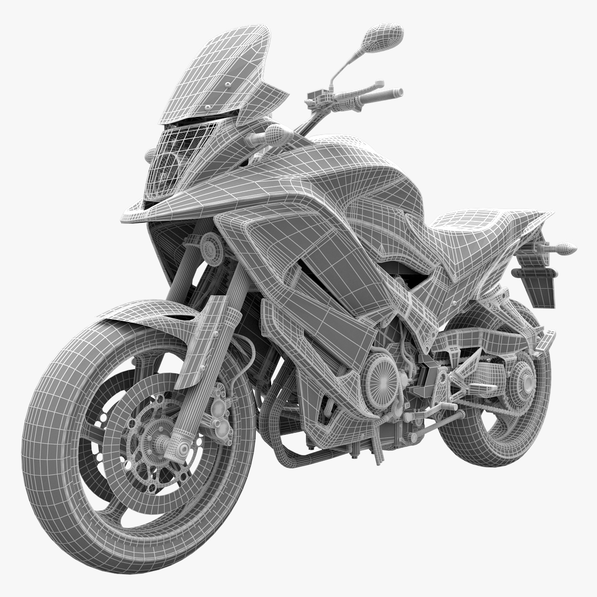 3d model honda crossrunner