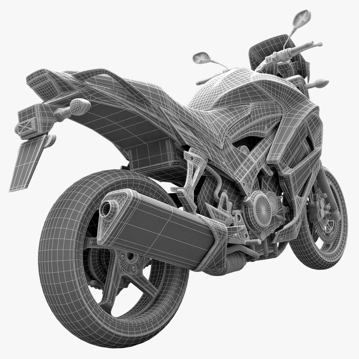 3d model honda crossrunner