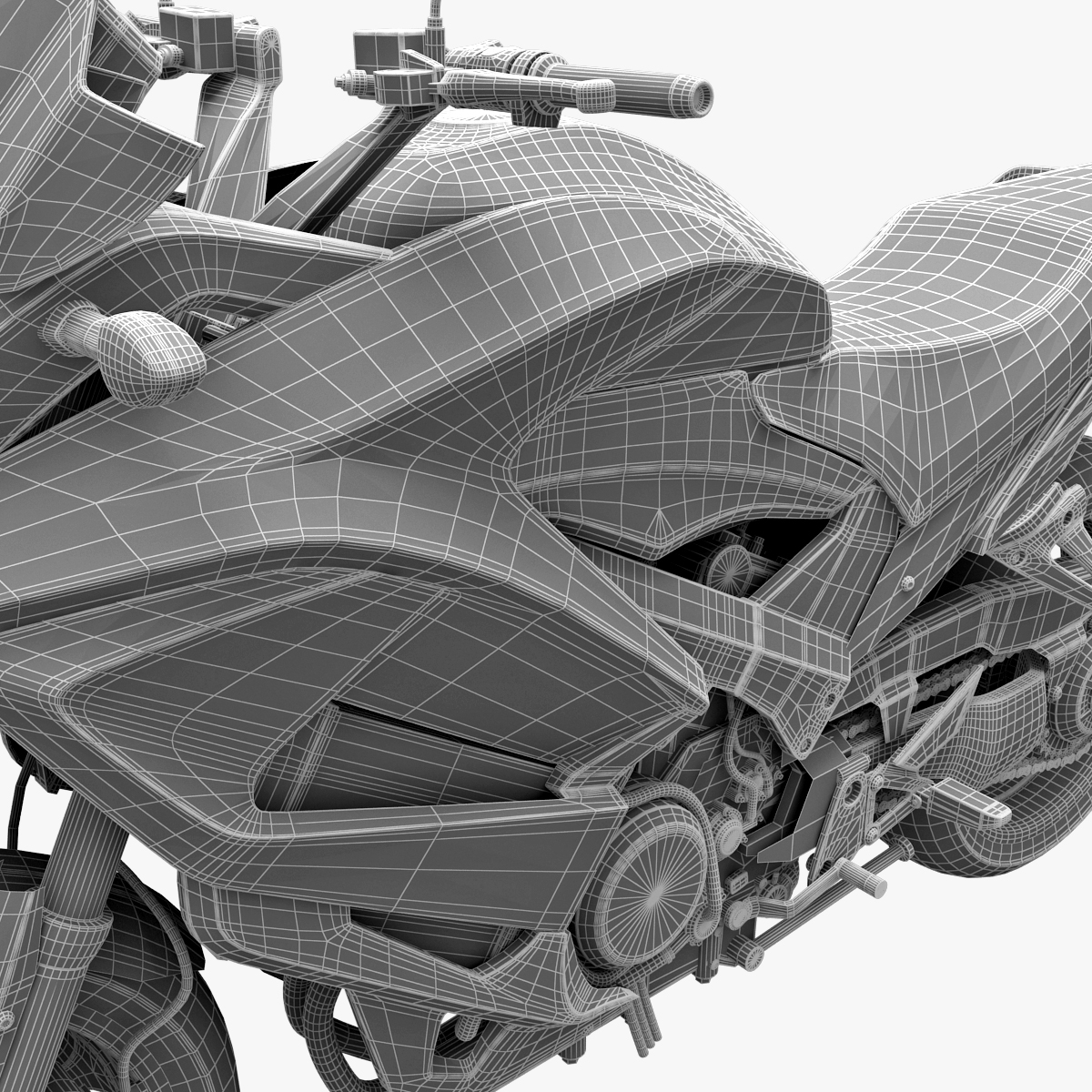 3d model honda crossrunner