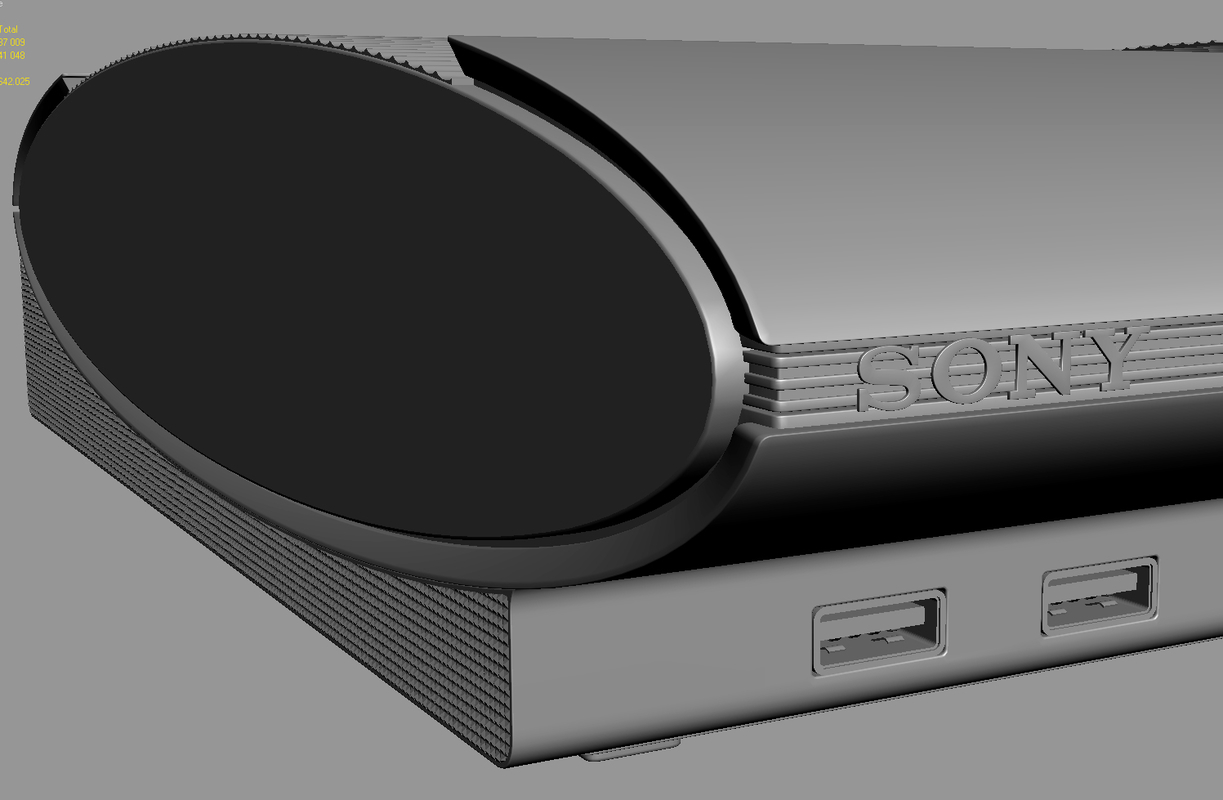 sony playstation 3 super 3d model