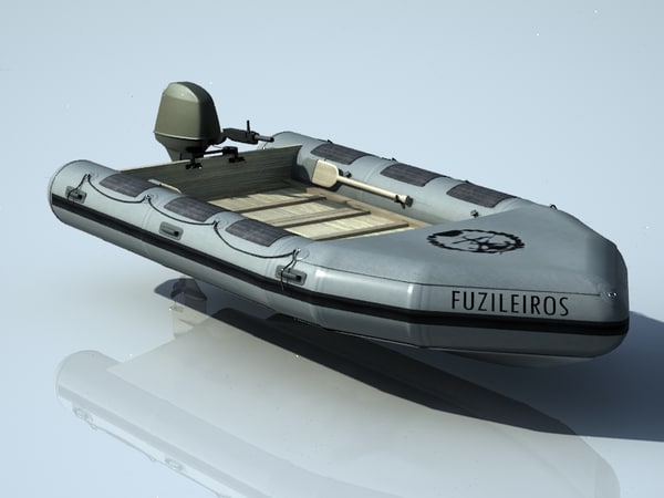 modelo 3d Barco inflado Zebro - TurboSquid 684829