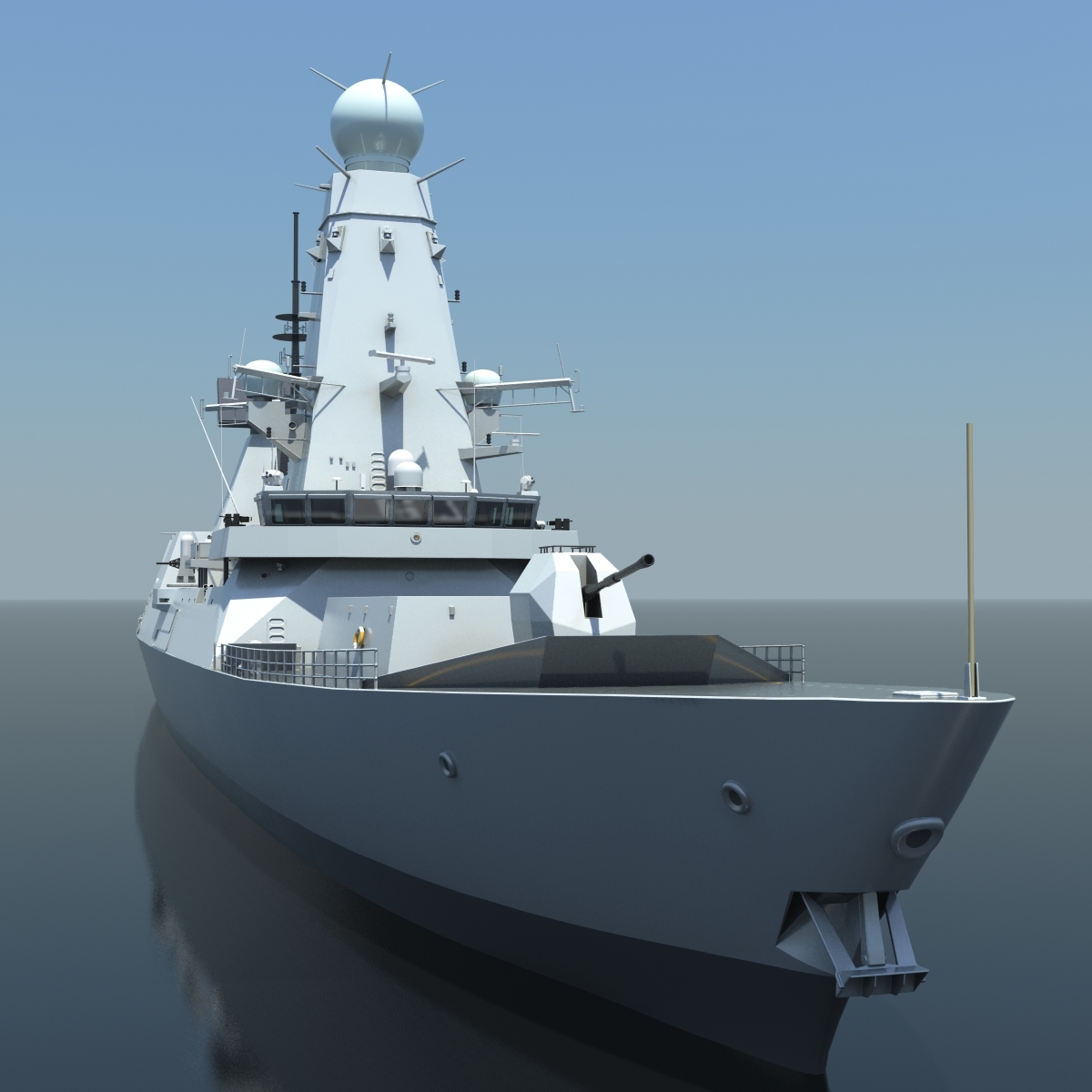 3d type 45 destroyer model