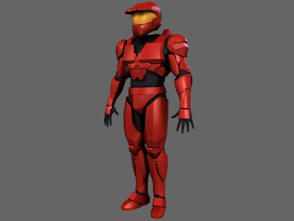 3dsmax halo armor