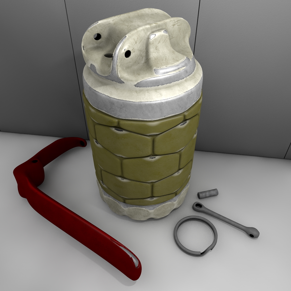 hand grenade 3d model