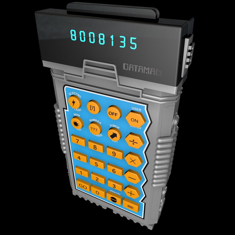 3d model dataman calculator