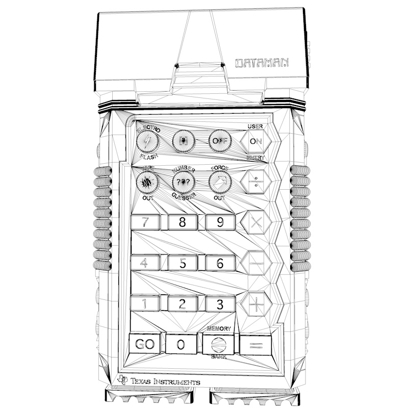 3d model dataman calculator