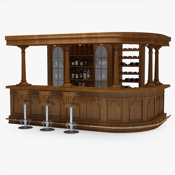 Bar Counter 3D Models for Download | TurboSquid