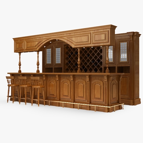 Bar Counter 3D Models for Download | TurboSquid