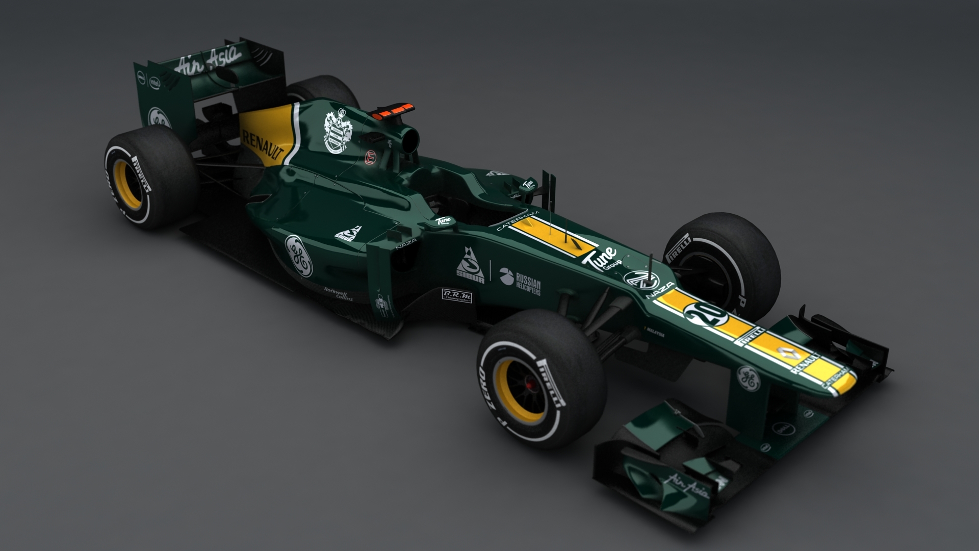 F1 2012 Caterham Ct01 Model 3D - TurboSquid 686823