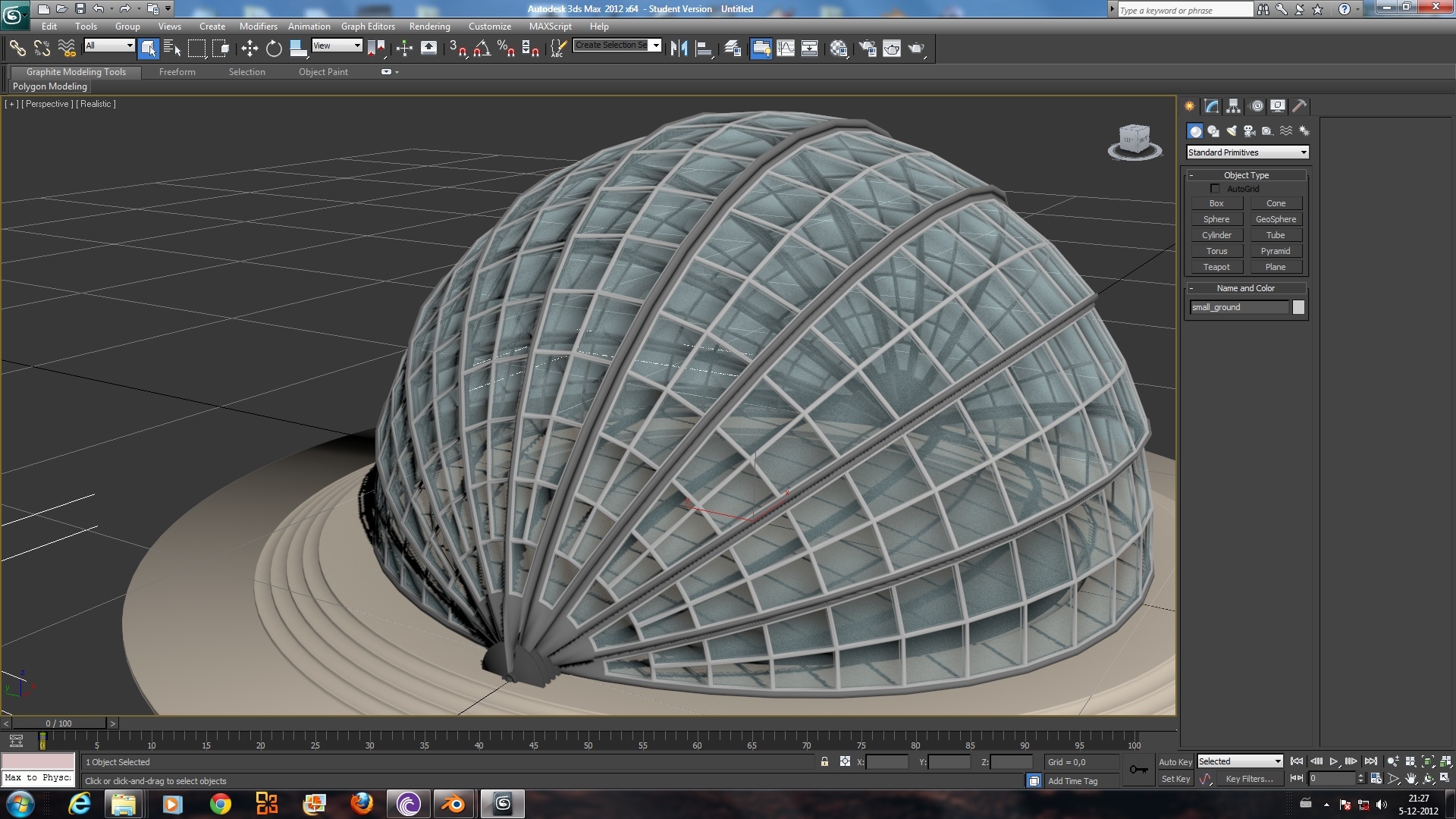 small dome 3d model